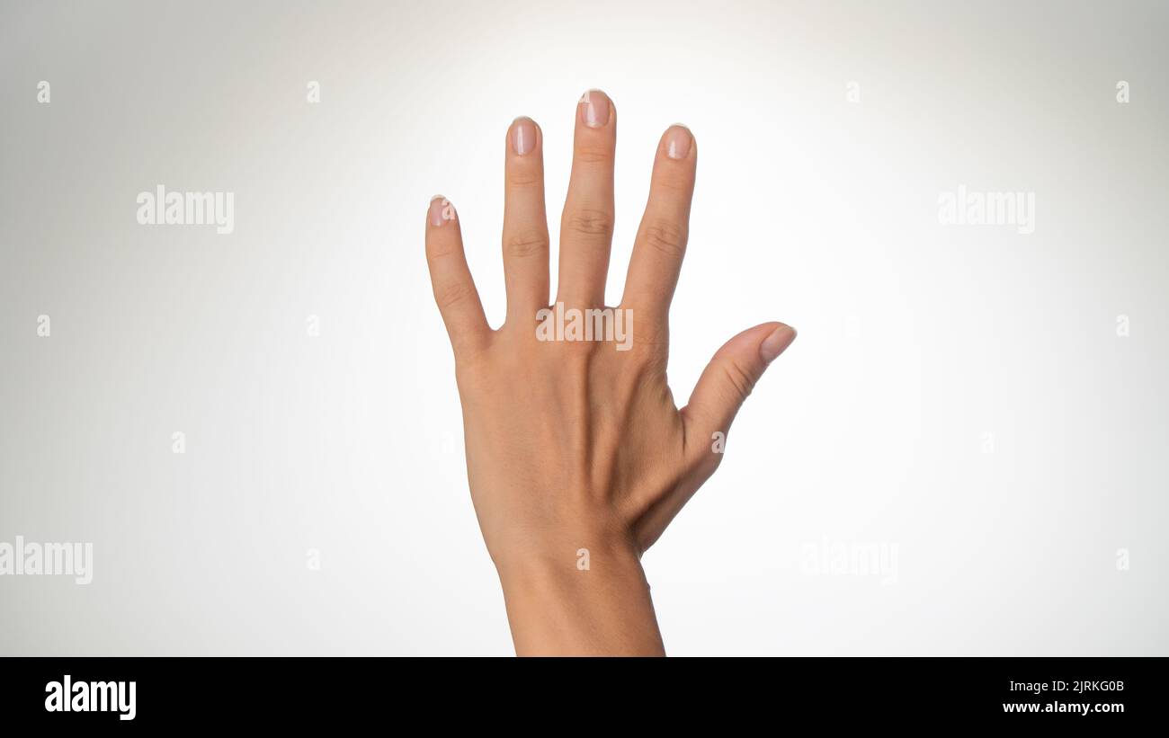 Mens hands gesture counting hi-res stock photography and images - Alamy