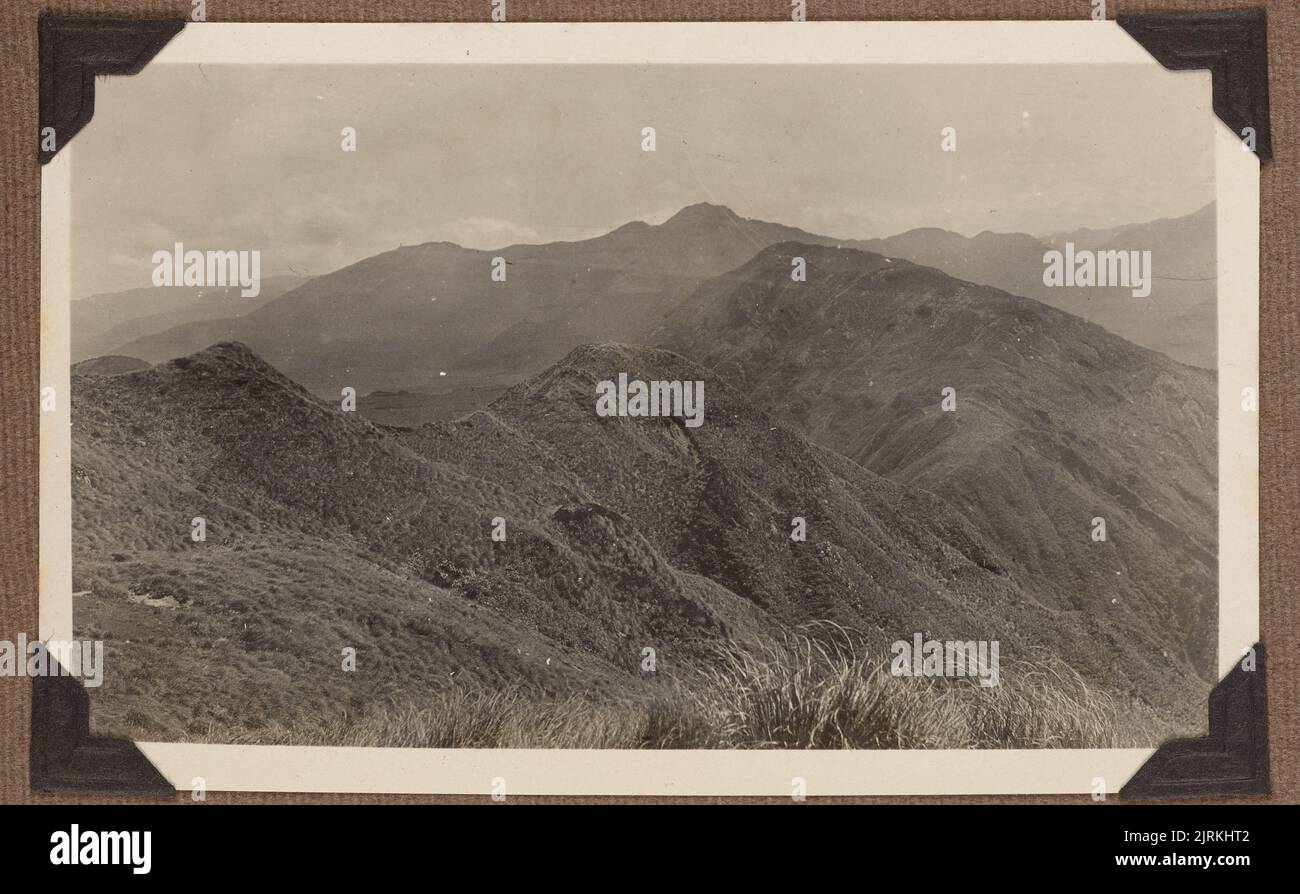 Extensive mountain ranges. From the album: Tararua tramping [circa ...