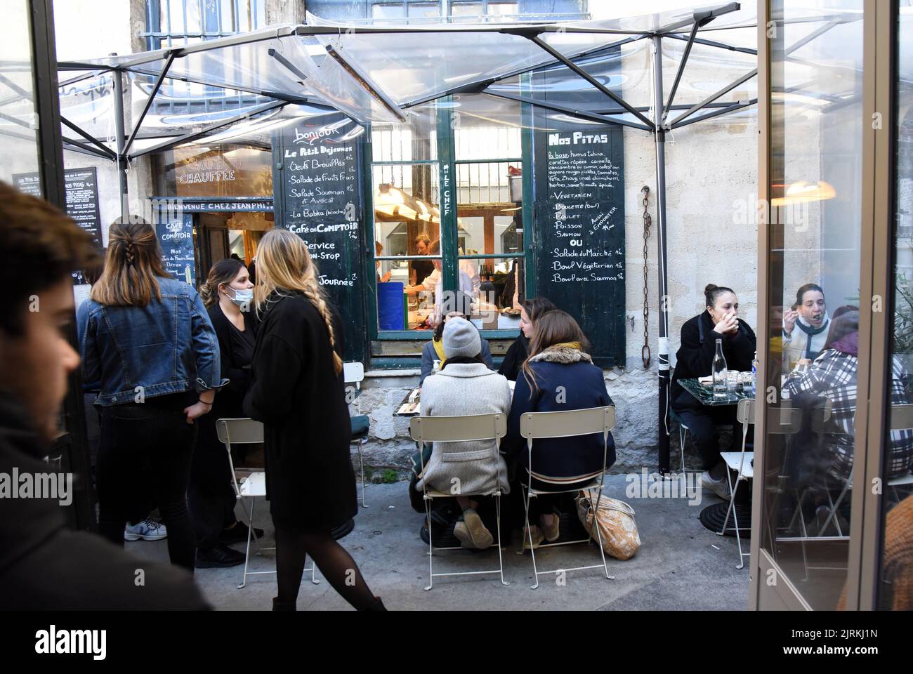 Paris (France): “Marche des Enfants Rouges”, the oldest covered market ...