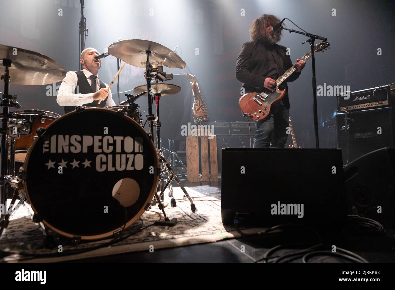 Oslo, Norway. 24th Aug, 2022. The French rock duo The Inspector Cluzo ...