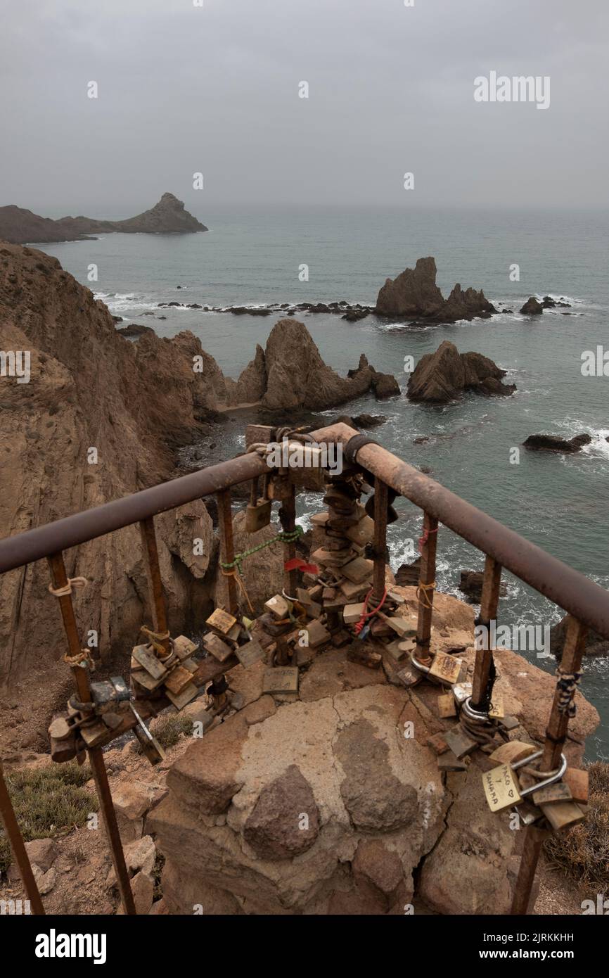 Lookout in front of Arrecife de las Sirenas (Mermaids Reef). Cabo de ...