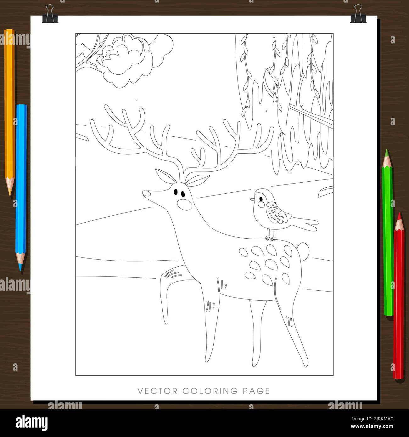 Wild animal drawing hi-res stock photography and images - Alamy