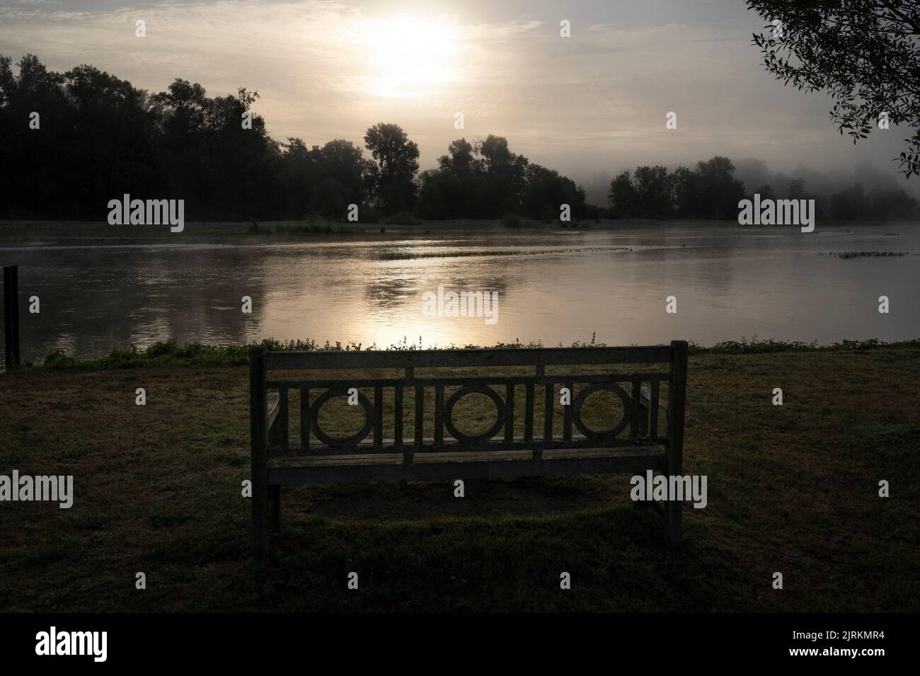 The Allier river at Apremont-sur-Allier, ranked as one of France's most ...