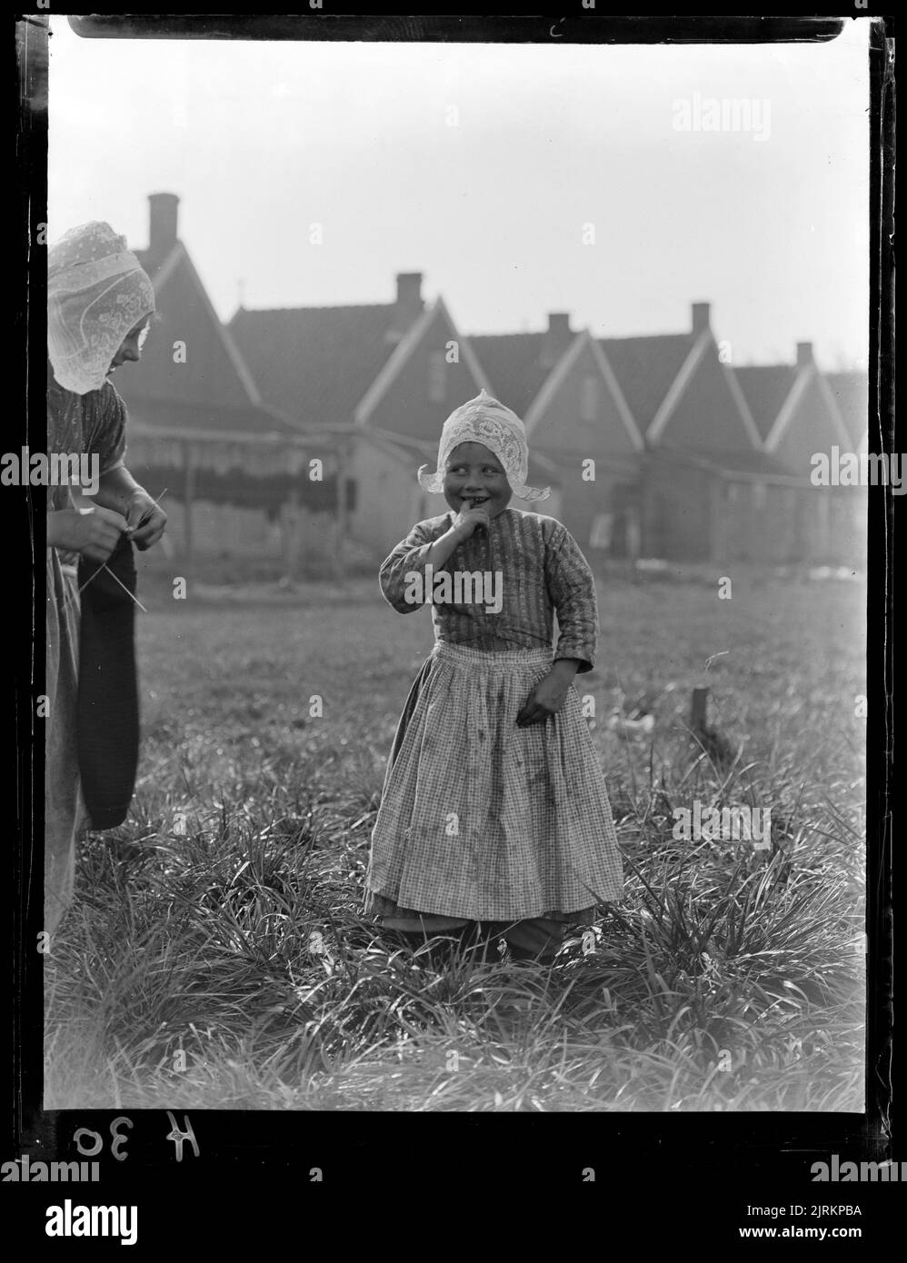 Young girl, the Netherlands, 1906-1917, Netherlands, by George Crombie Stock Photo - Alamy
