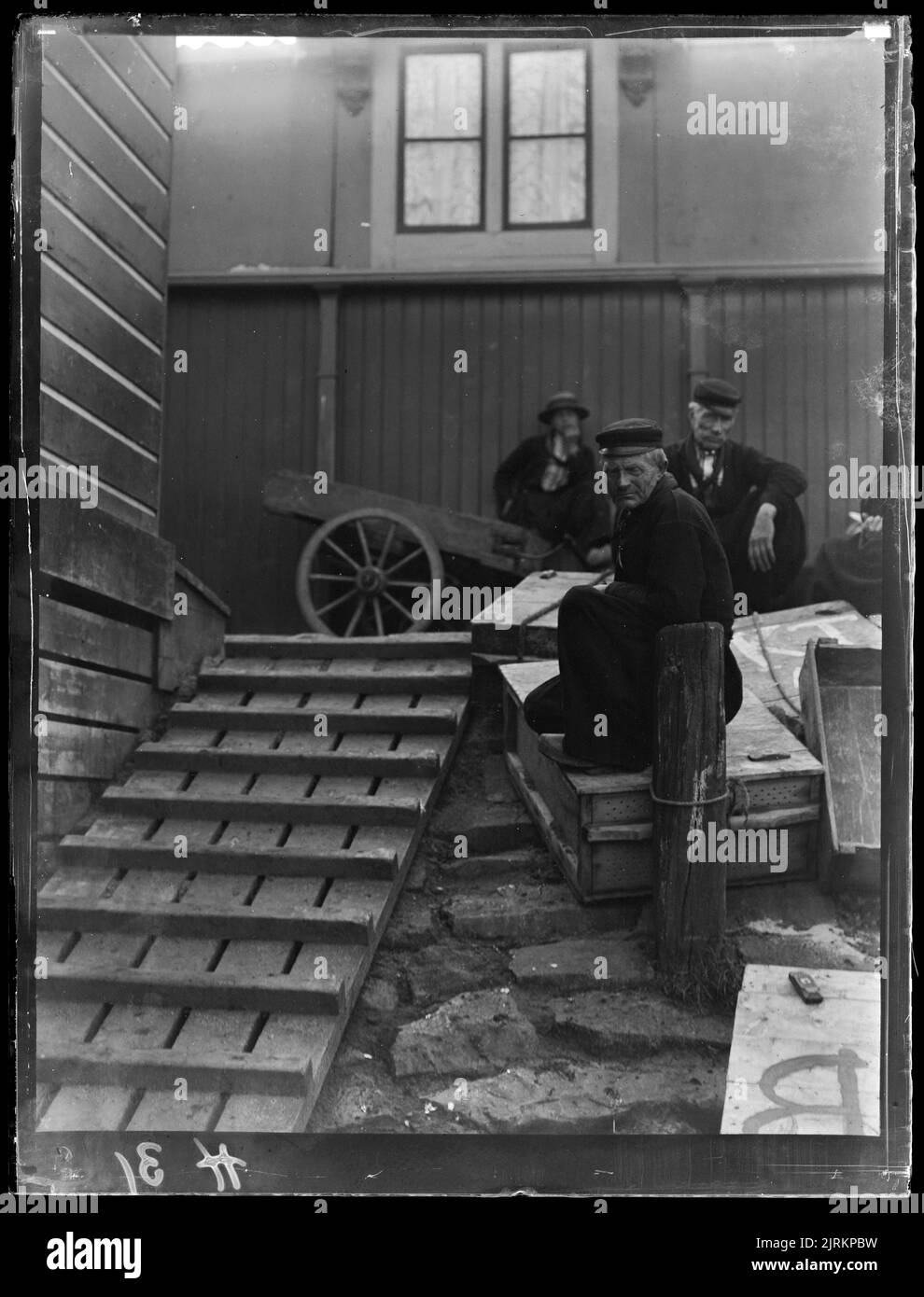 Men by ramp Black and White Stock Photos & Images - Alamy