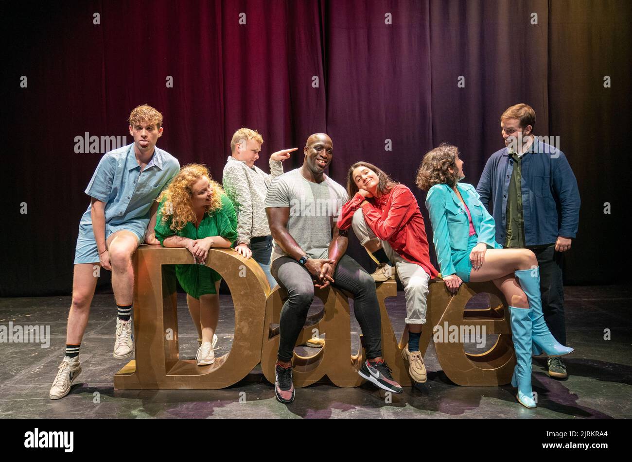 (from left) Leo Reich, Amy Gledhill, Josh Jones, Emmanuel Sonubi, Lara ...