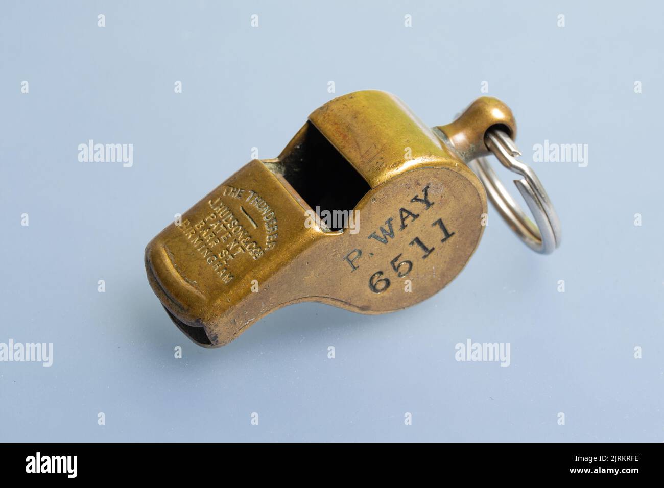 Railway whistle issued by GWR (Great Western Railway), marked PW ... Railway whistle issued by GWR (Great Western Railway), marked PW ...