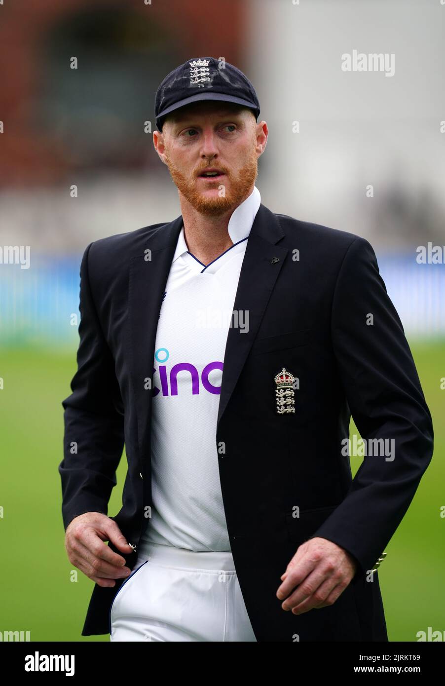 England captain Ben Stokes before day one of the second LV= Insurance ...