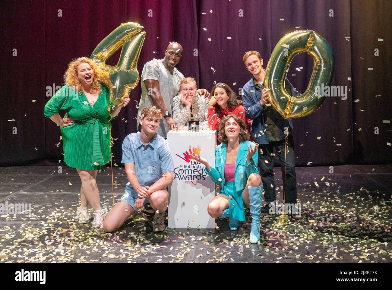(from left, top) Amy Gledhill, Emmanuel Sonubi, Josh Jones, Lara Ricote ...