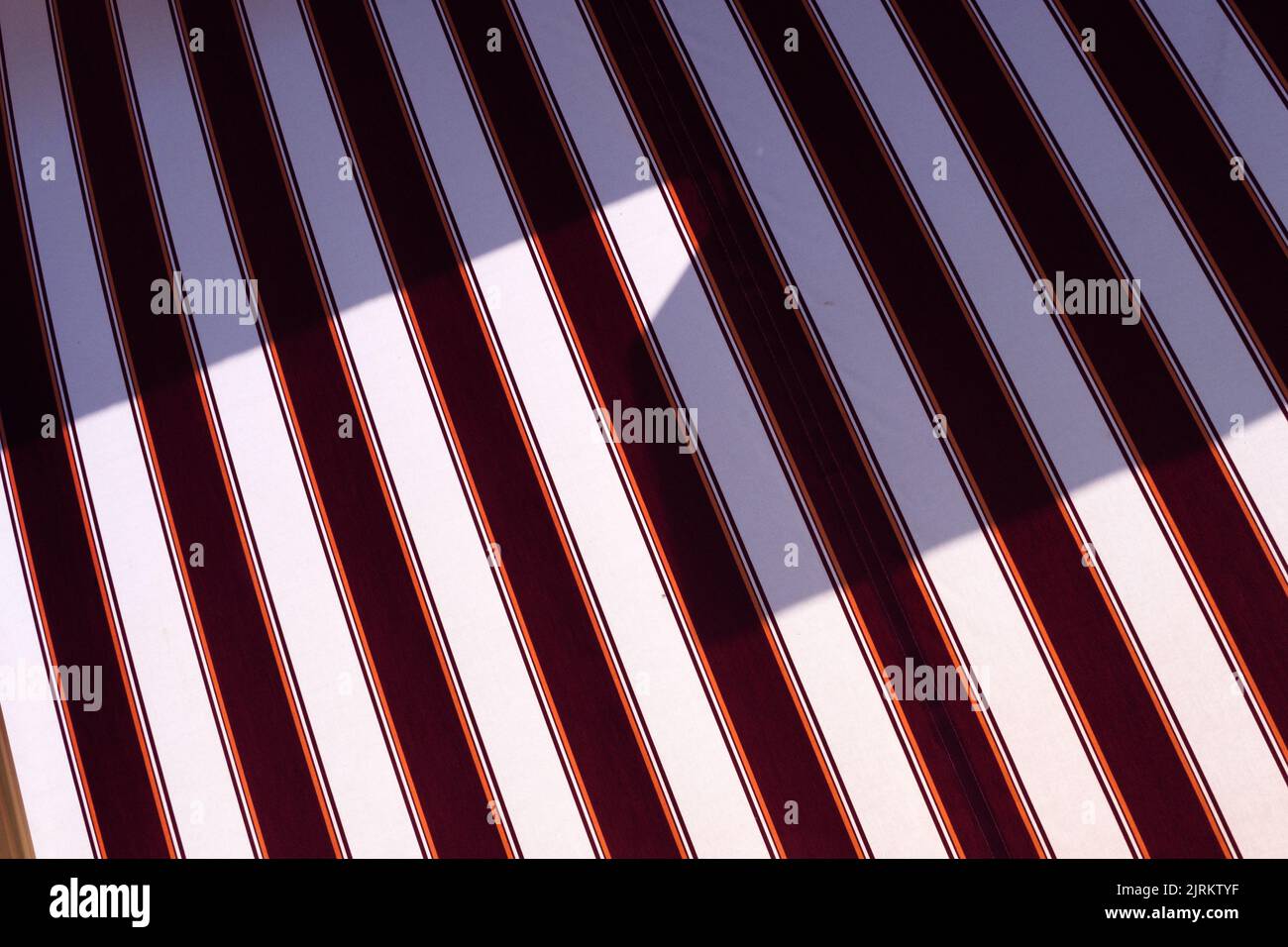 Red and white diagonal striped background, repeat stripes on fabric ...