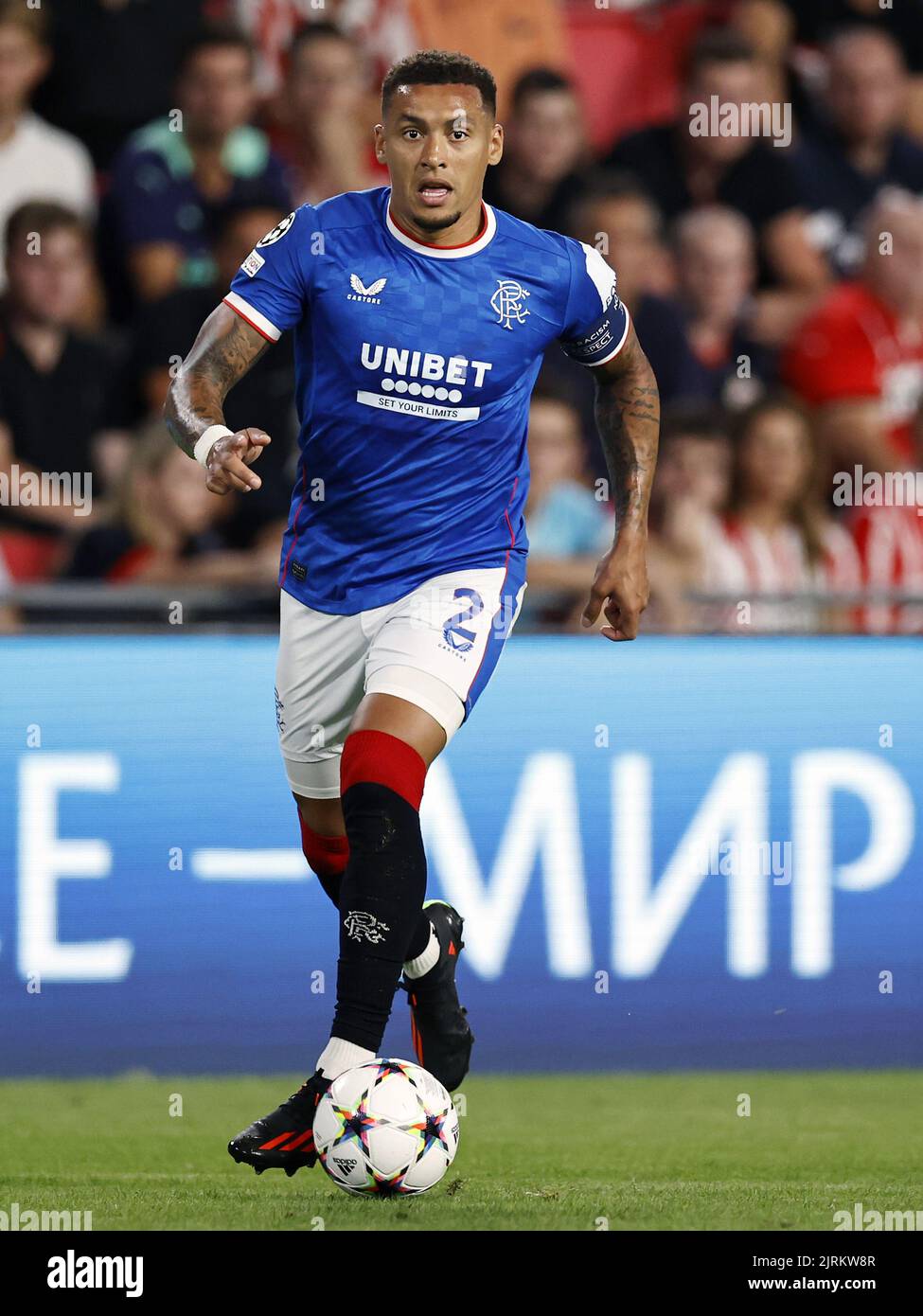 EINDHOVEN - James Tavernier of Rangers FC during the UEFA Champions ...