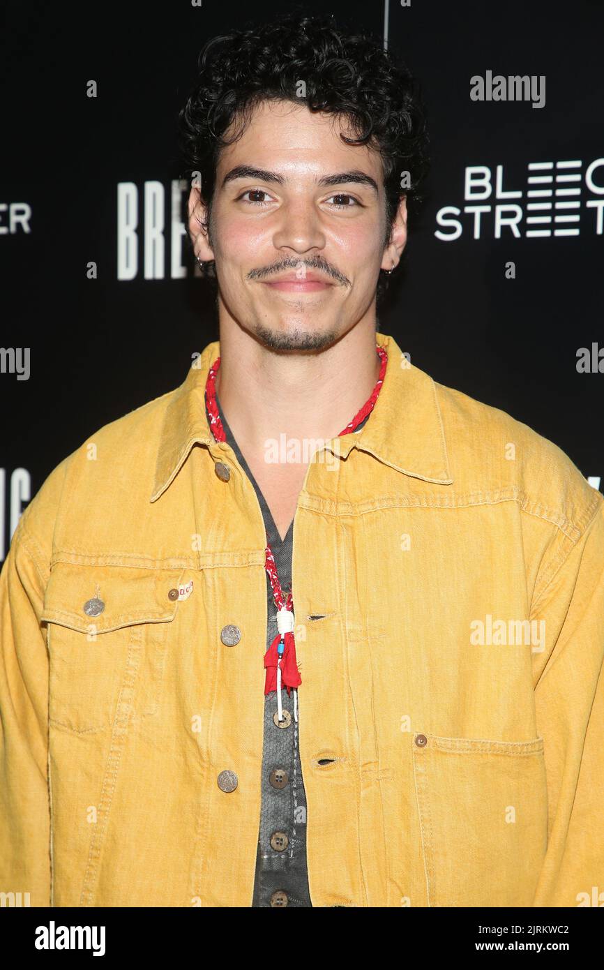 West Hollywood, Ca. 24th Aug, 2022. Aaron Dominguez at the LA Premiere ...