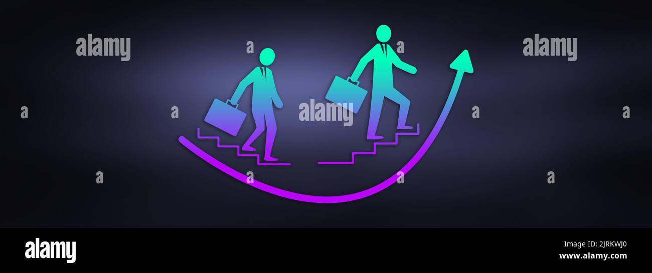 Illustration of a recovery concept Stock Photo - Alamy