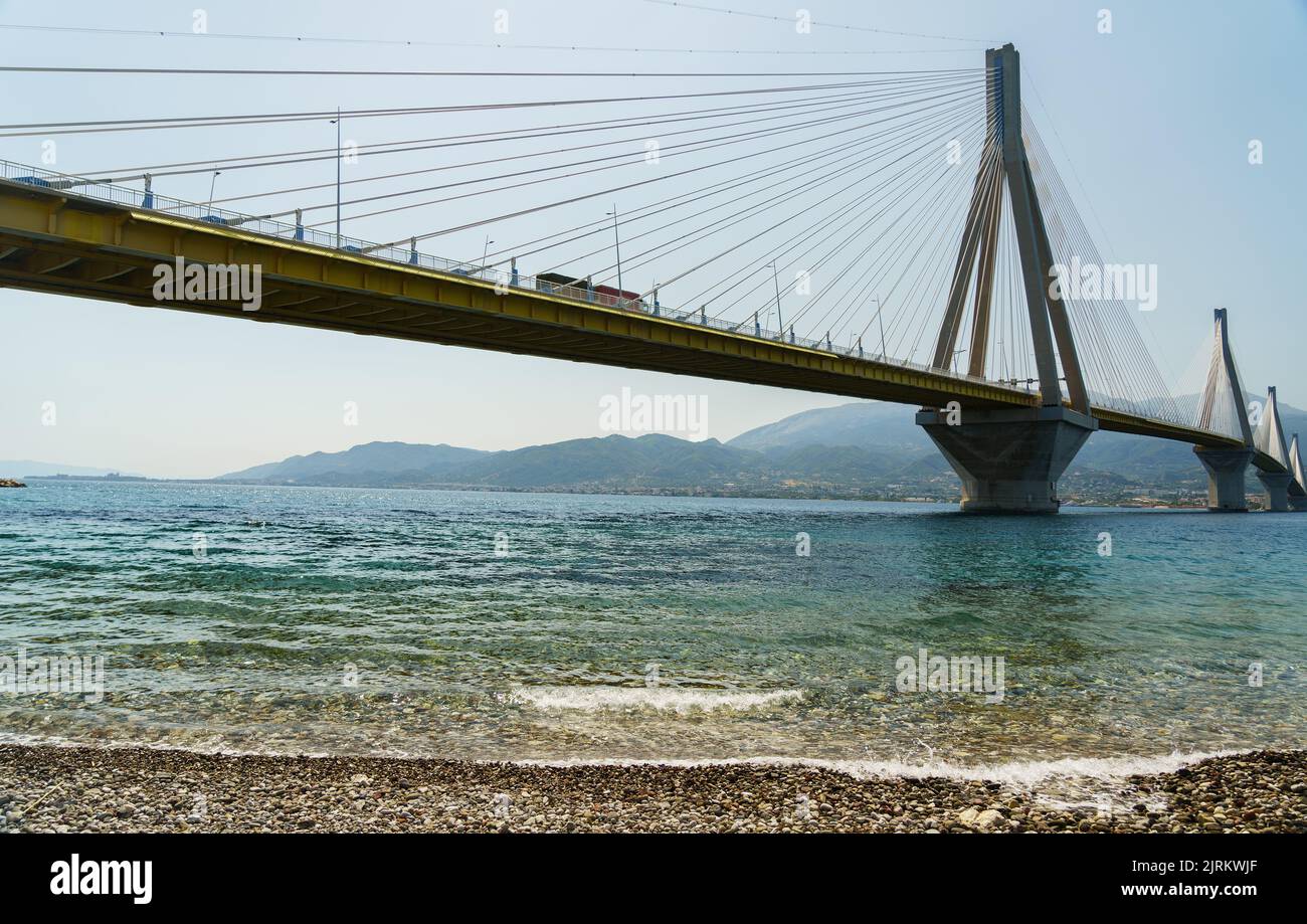 The Rio Antirrio Bridge Stock Photo - Alamy