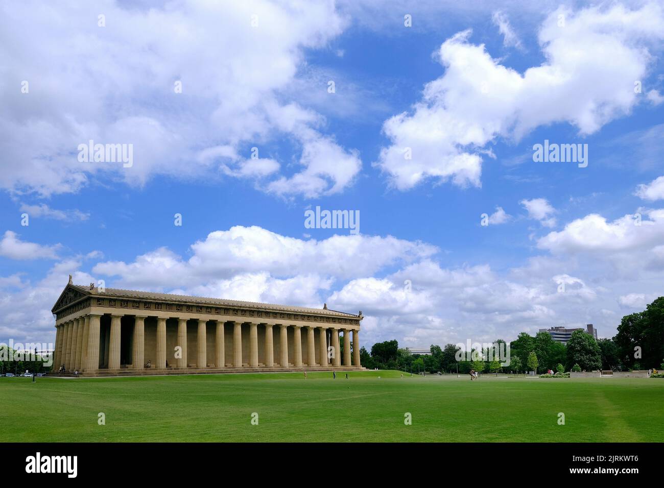 The Parthenon im Centennial Park; Nashville, Tennessee, Vereinigte Staaten von Amerika Stock ...