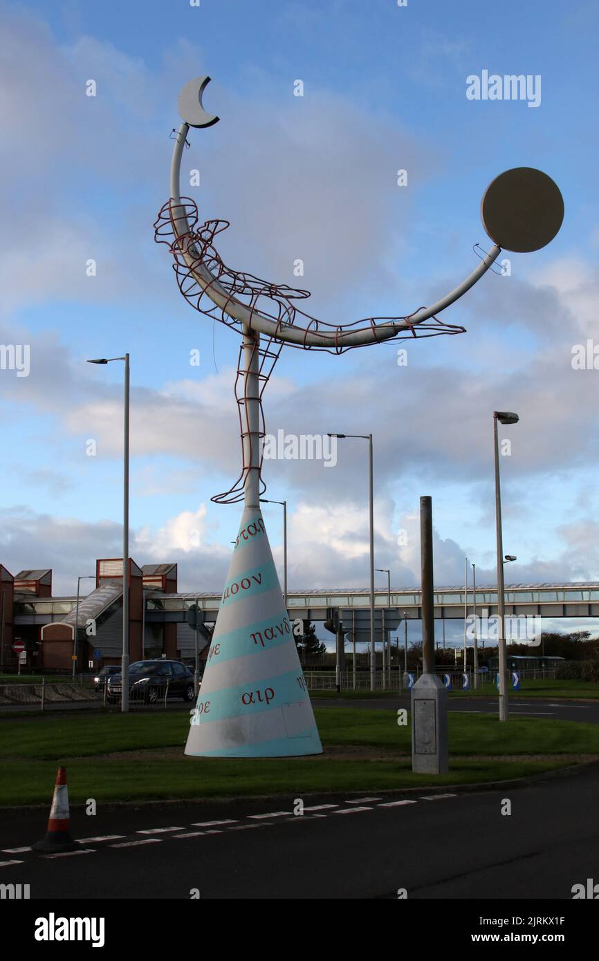 Glasgow Prestwick Airport, Ayrshire, Scotland, UK. The Celestial ...