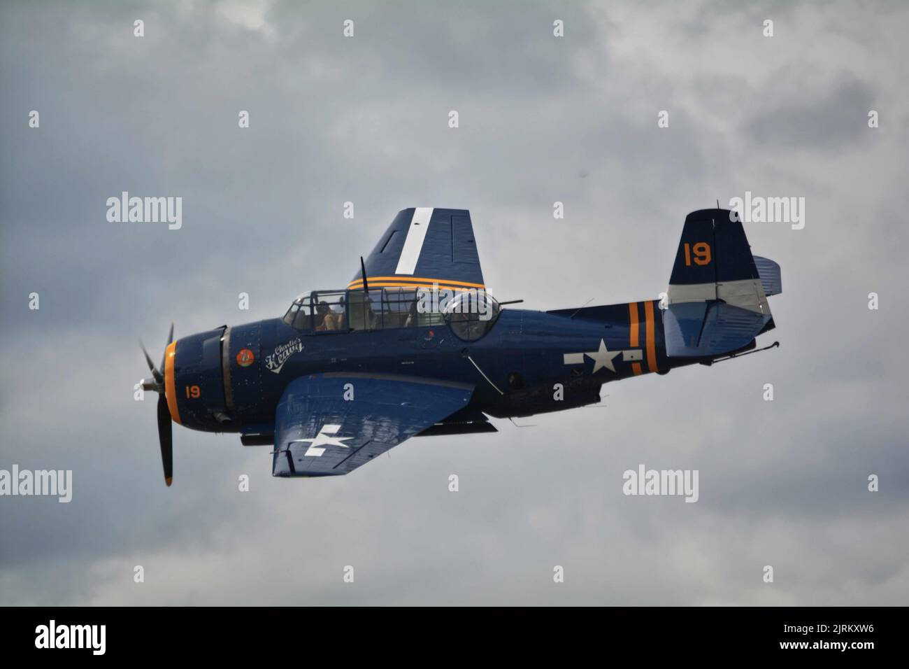 Grumman TMB3 Avenger second world war torpedo bomber aircraft Stock ...