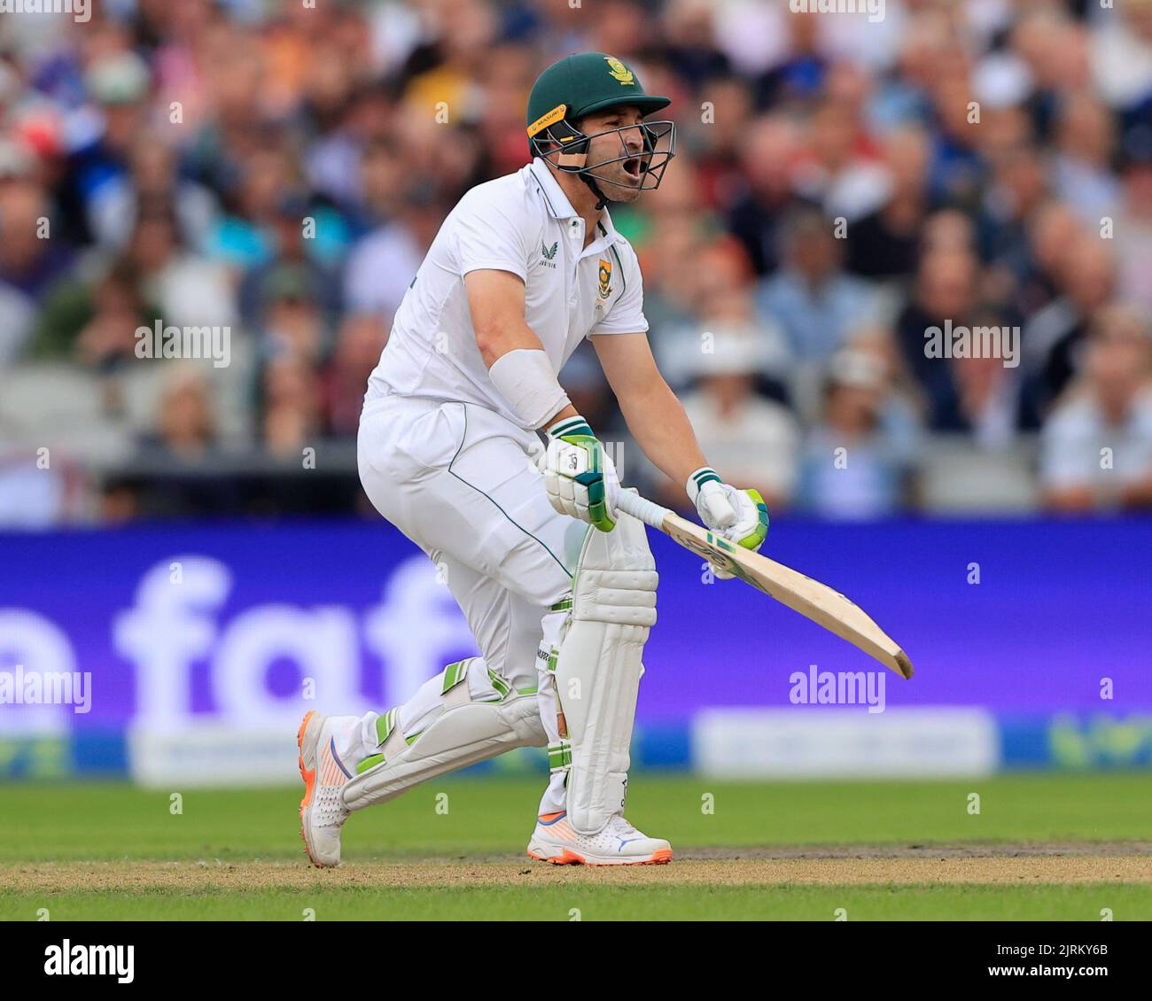 Dean Elgar of South Africa batting for South Africa Stock Photo - Alamy