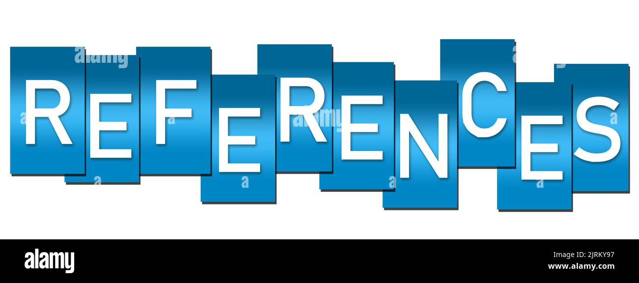 References word on blue card isolated, 3d rendering Stock Photo - Alamy