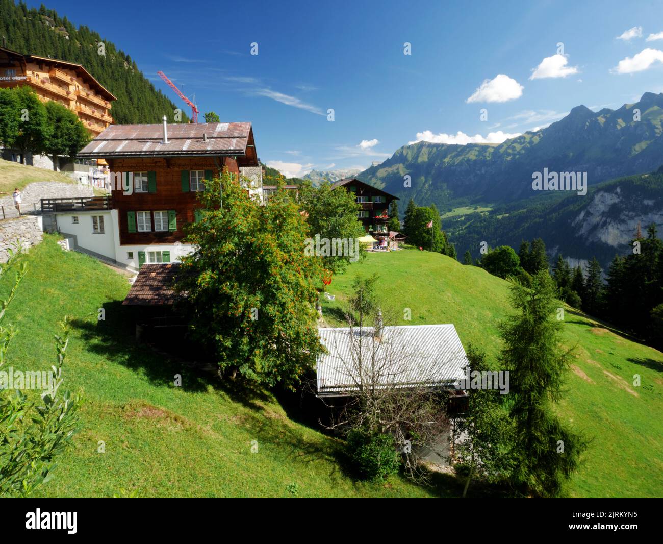 Murren village hi-res stock photography and images - Alamy