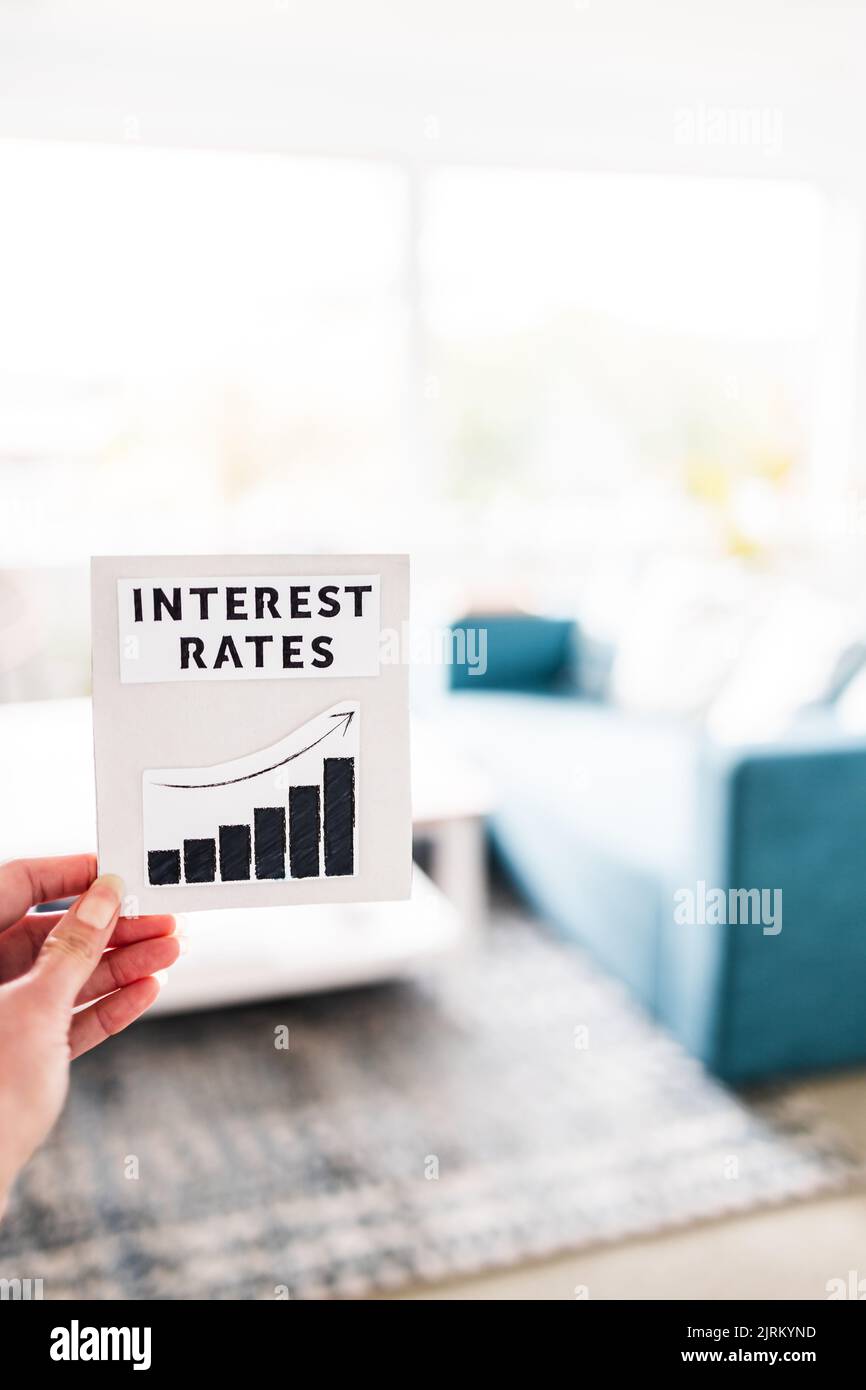 property affordabilikty and home loan payment increases, hand holding ...