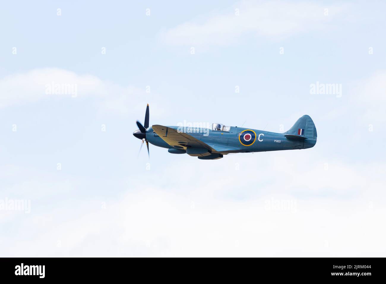 Supermarine Spitfire PRXIX of the Rolls Royce Heritage Trust flying at ...