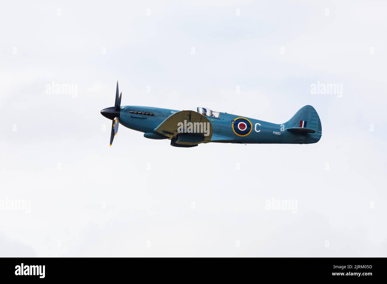 Supermarine Spitfire PRXIX of the Rolls Royce Heritage Trust flying at ...