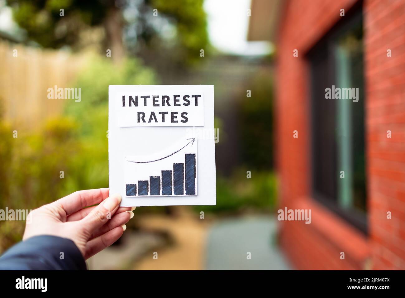 property affordabilikty and home loan payment increases, hand holding ...