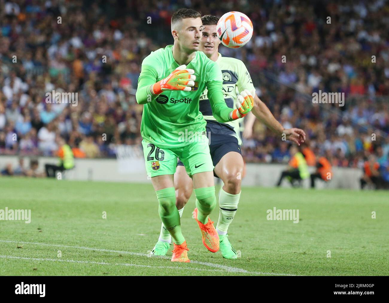 Inaki Pena of FC Barcelona during the Friendly Football match between ...