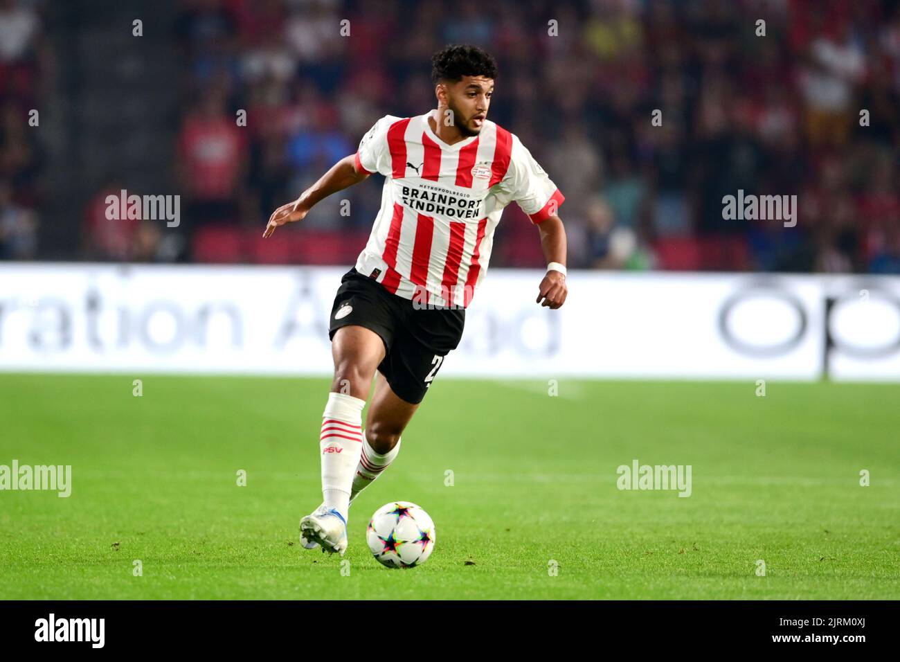 EINDHOVEN - Ismael Saibari of PSV during the UEFA Champions League play ...