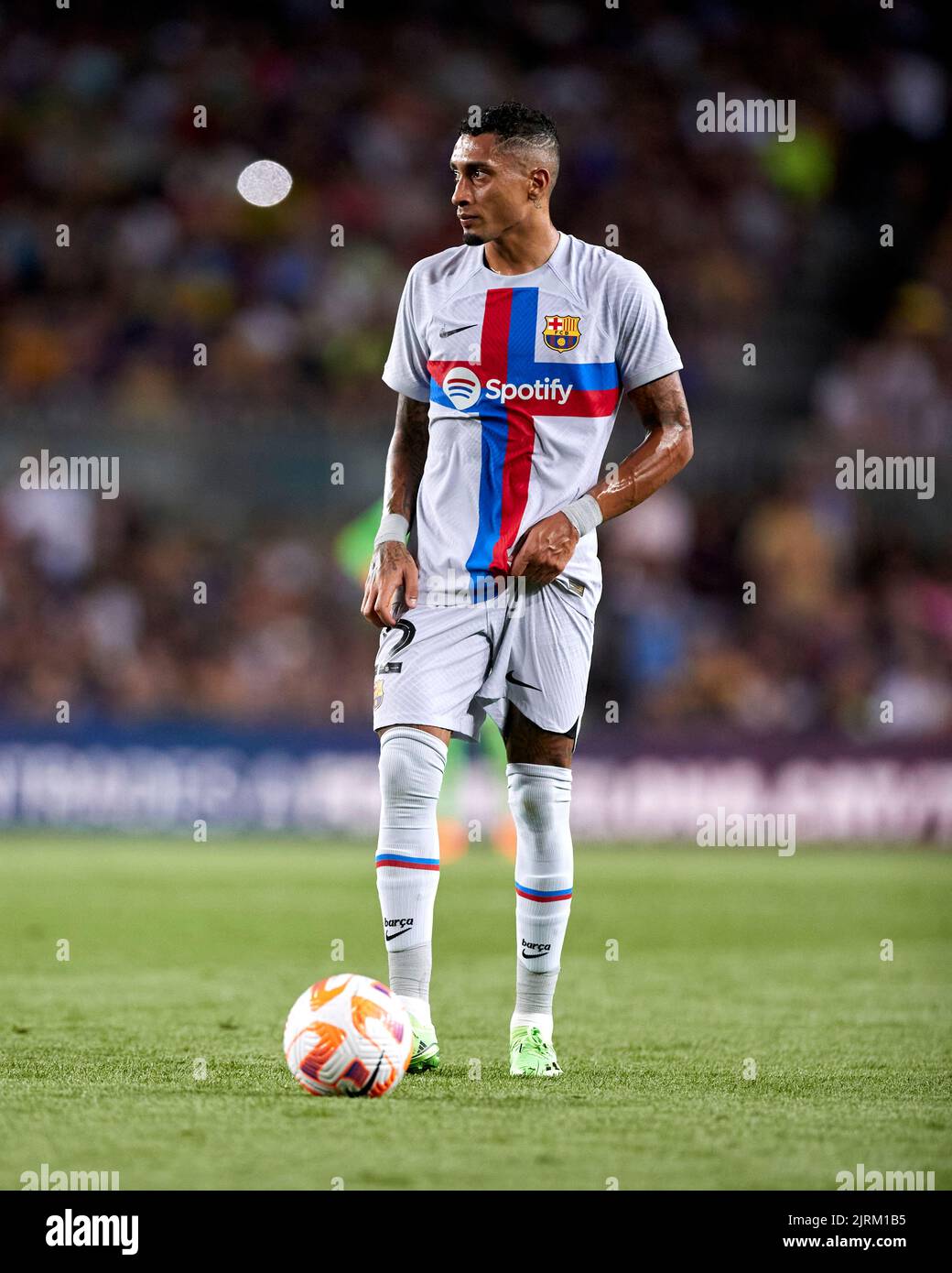 BARCELONA, SPAIN - AUGUST 24: Raphael Dias Belloli Raphinha of FC ...