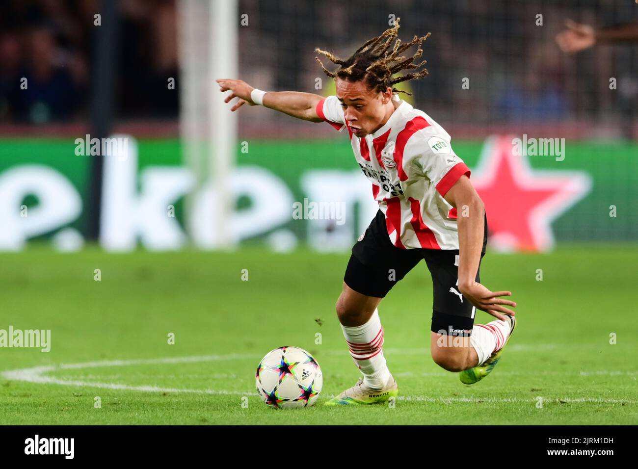 EINDHOVEN - Xavi Simons of PSV during the UEFA Champions League play ...
