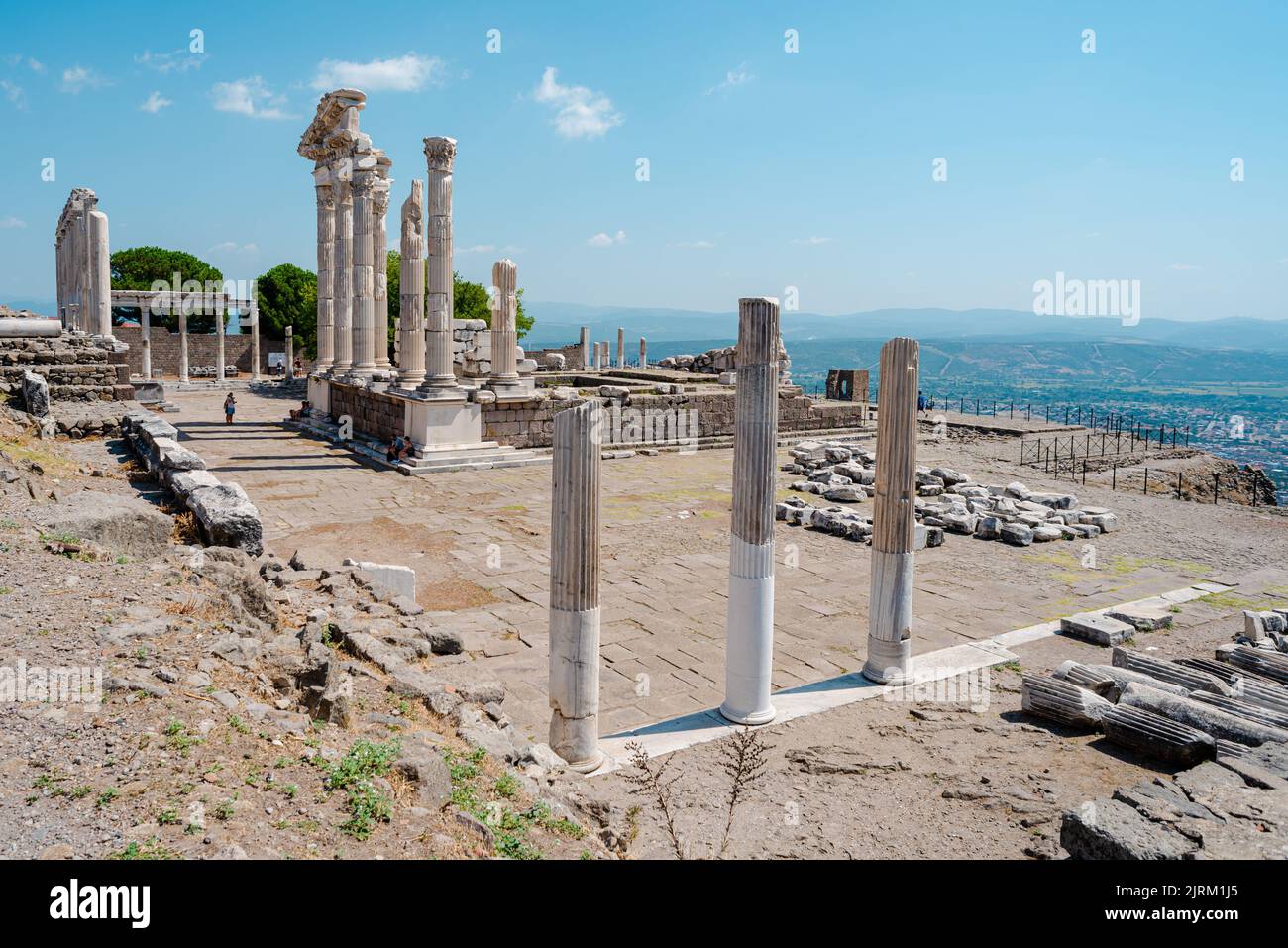 Ancient city of Pergamon (Bergama) located in izmir city of Turkey ...