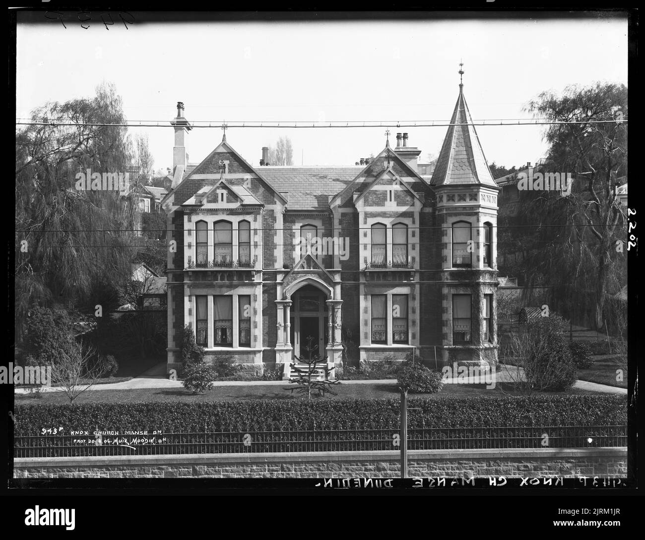Knox Church Manse, Dunedin, circa 1905, Dunedin, by Muir & Moodie Stock ...