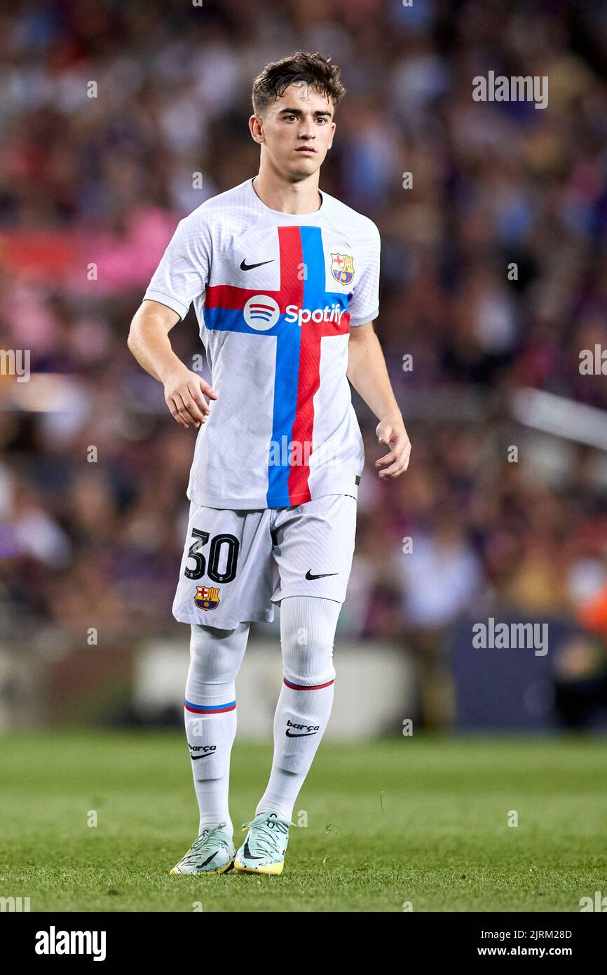 BARCELONA, SPAIN - AUGUST 24: Pablo Martin Paez Gavira Gavi of FC ...