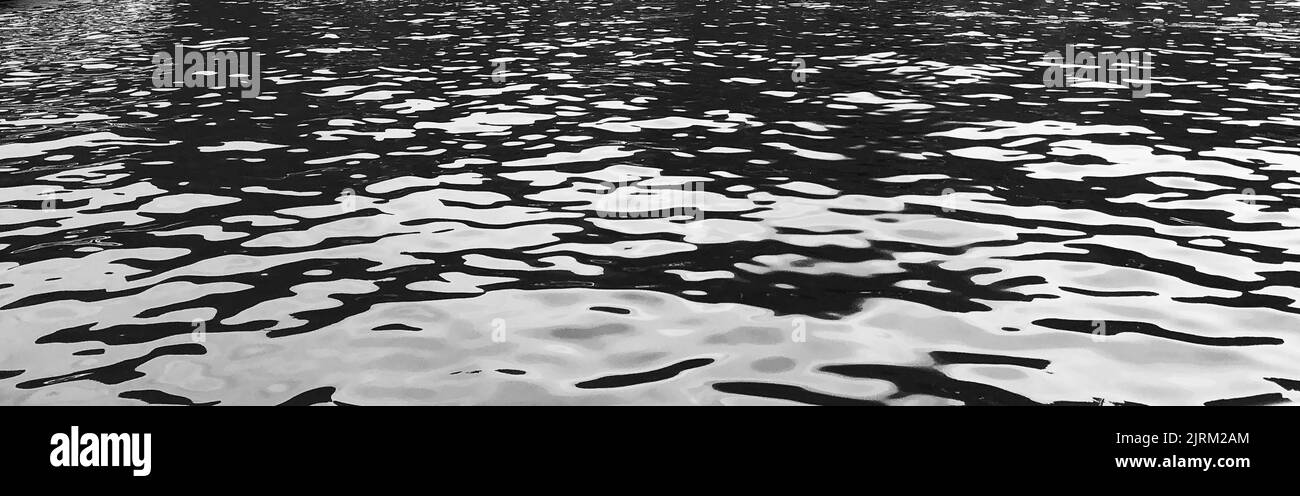 Black water sea wave. water website banner and surface of dark nature ...