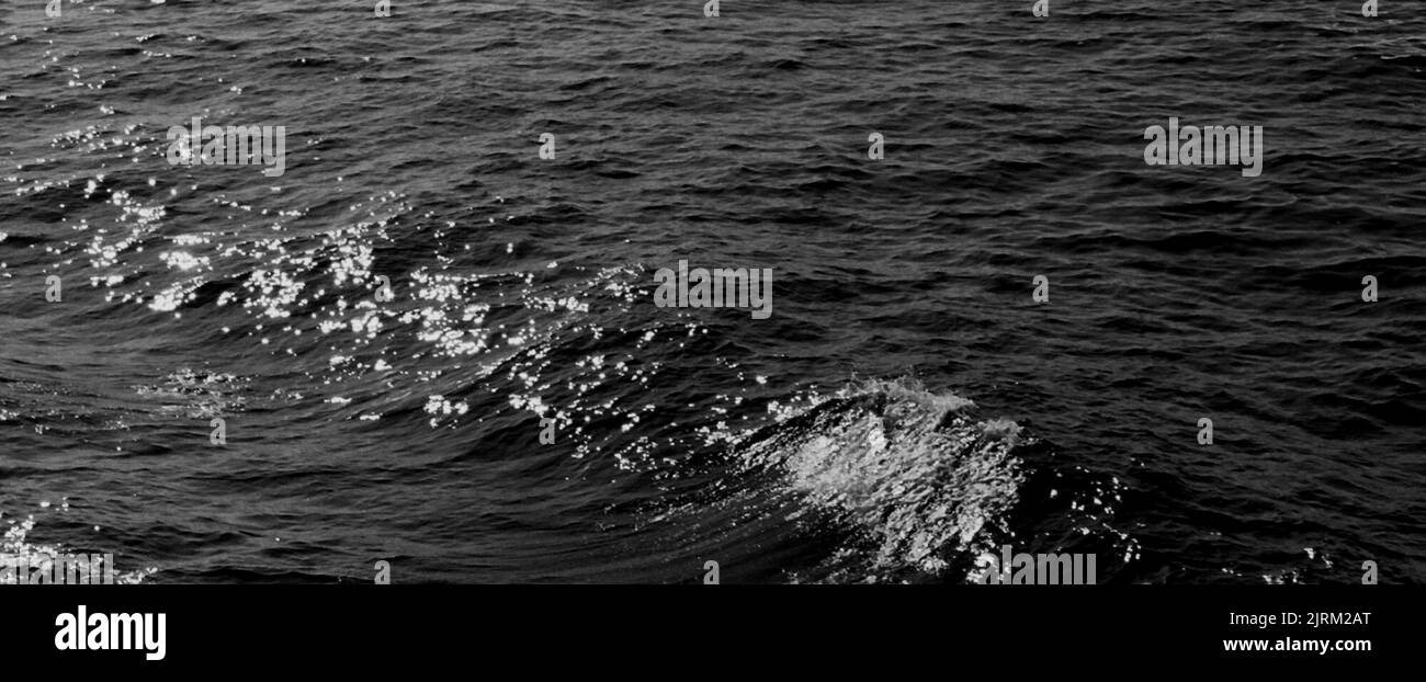 Black water sea wave. water website banner and surface of dark nature ...