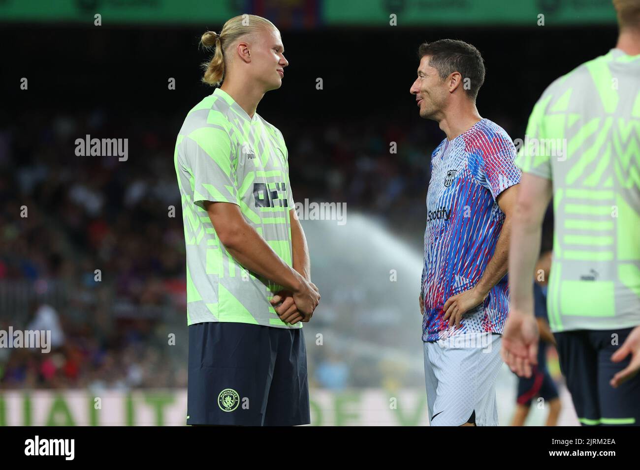 Haaland lewandowski hi-res stock photography and images - Alamy