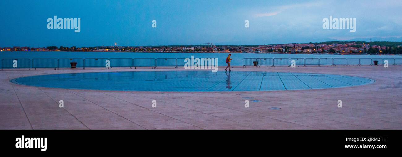 Monument to the Sun, Greeting to the Sun, Zadar , Croatia Stock Photo ...