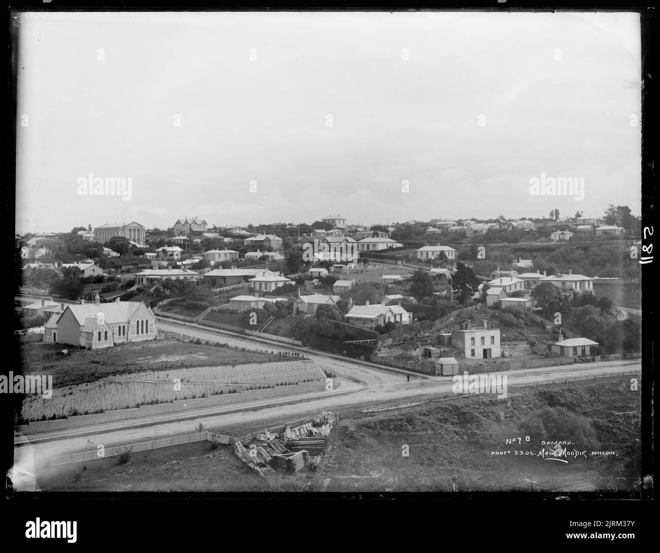 Oamaru, circa 1905, Dunedin, by Muir & Moodie Stock Photo - Alamy