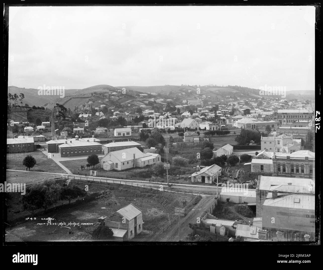 Oamaru, circa 1905, Dunedin, by Muir & Moodie Stock Photo - Alamy