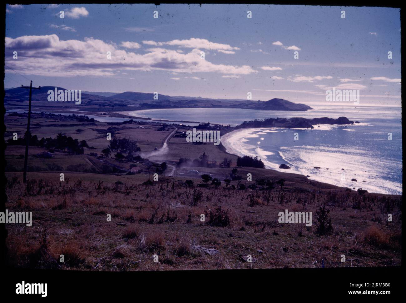 Karitane, Waikouati Roads and Cornish Head looking north from ...