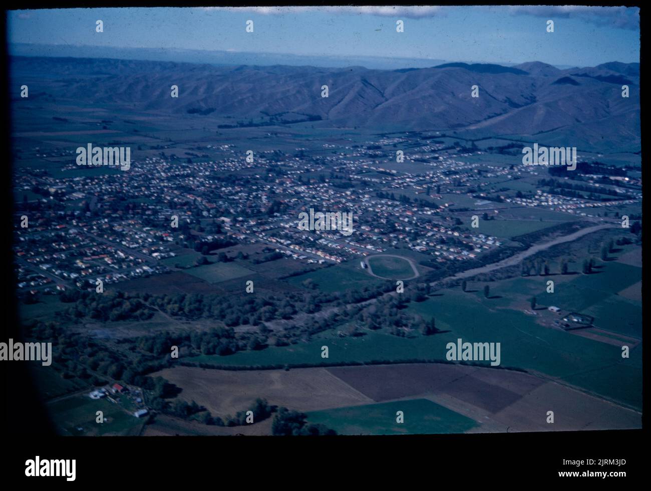 Blenheim from the air at the approach to Woodburn aerodrome, 24 March ...