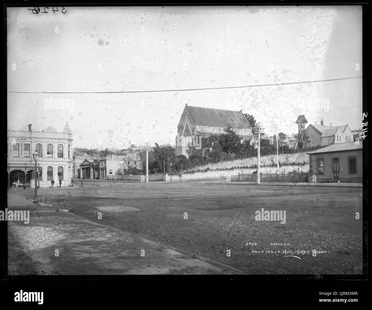 Oamaru, circa 1904, Dunedin, by Muir & Moodie Stock Photo - Alamy