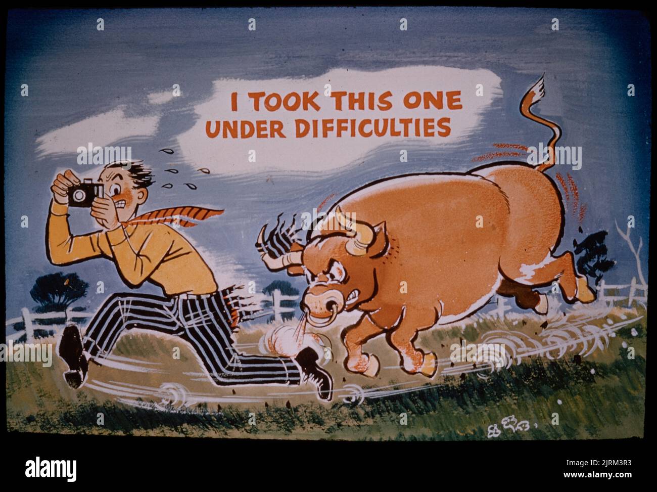 I Took This One Under Difficulties, circa 1959, New Zealand, by Leslie ...