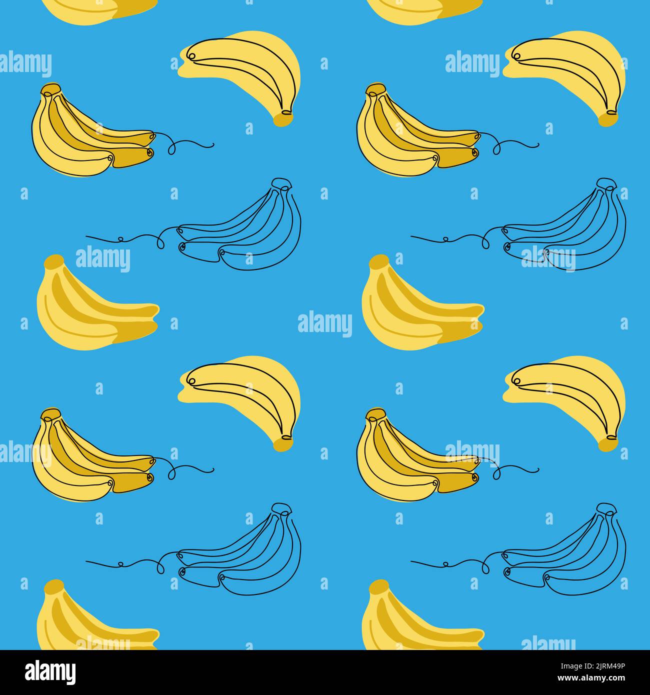 Bananas on paper background Stock Vector Images - Alamy