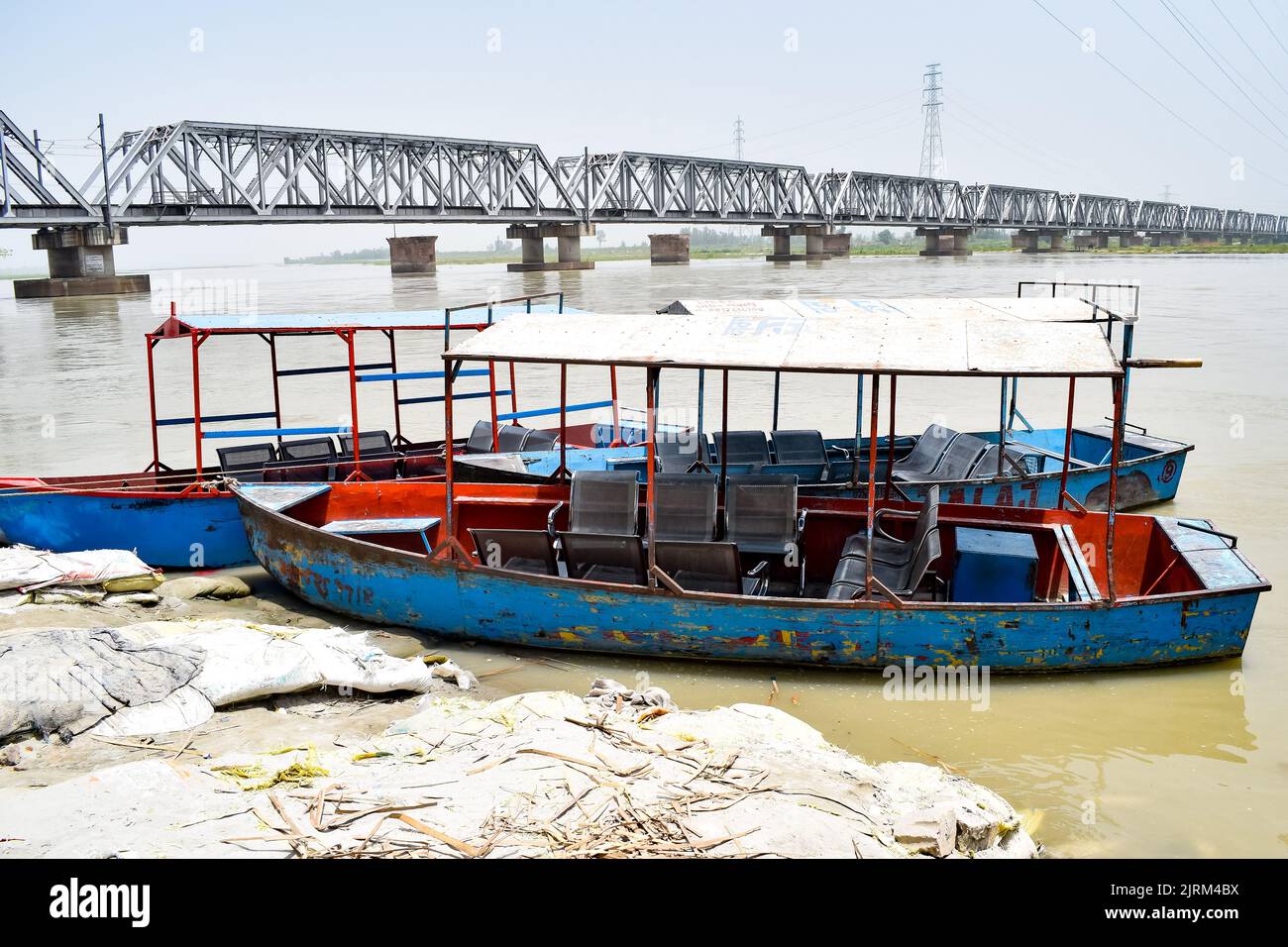 Ganga as seen in Garh Mukteshwar, Uttar Pradesh, India, River Ganga is ...