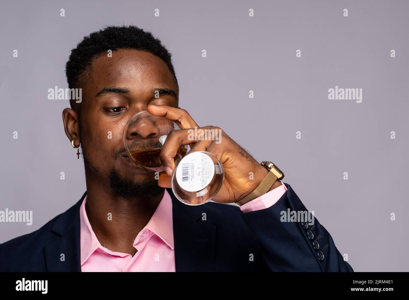 Young man holding sip hi-res stock photography and images - Alamy
