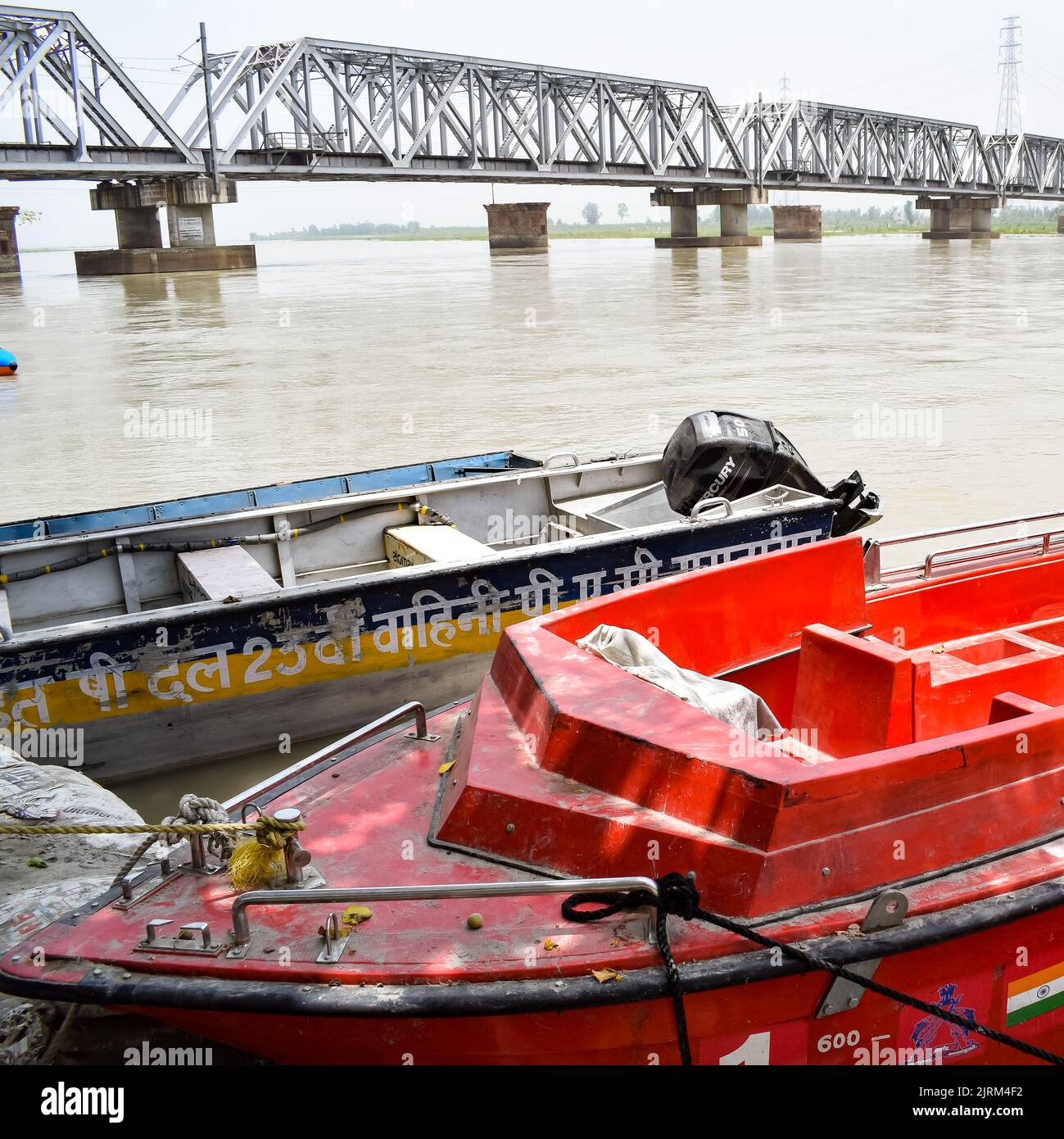 Ganga as seen in Garh Mukteshwar, Uttar Pradesh, India, River Ganga is ...
