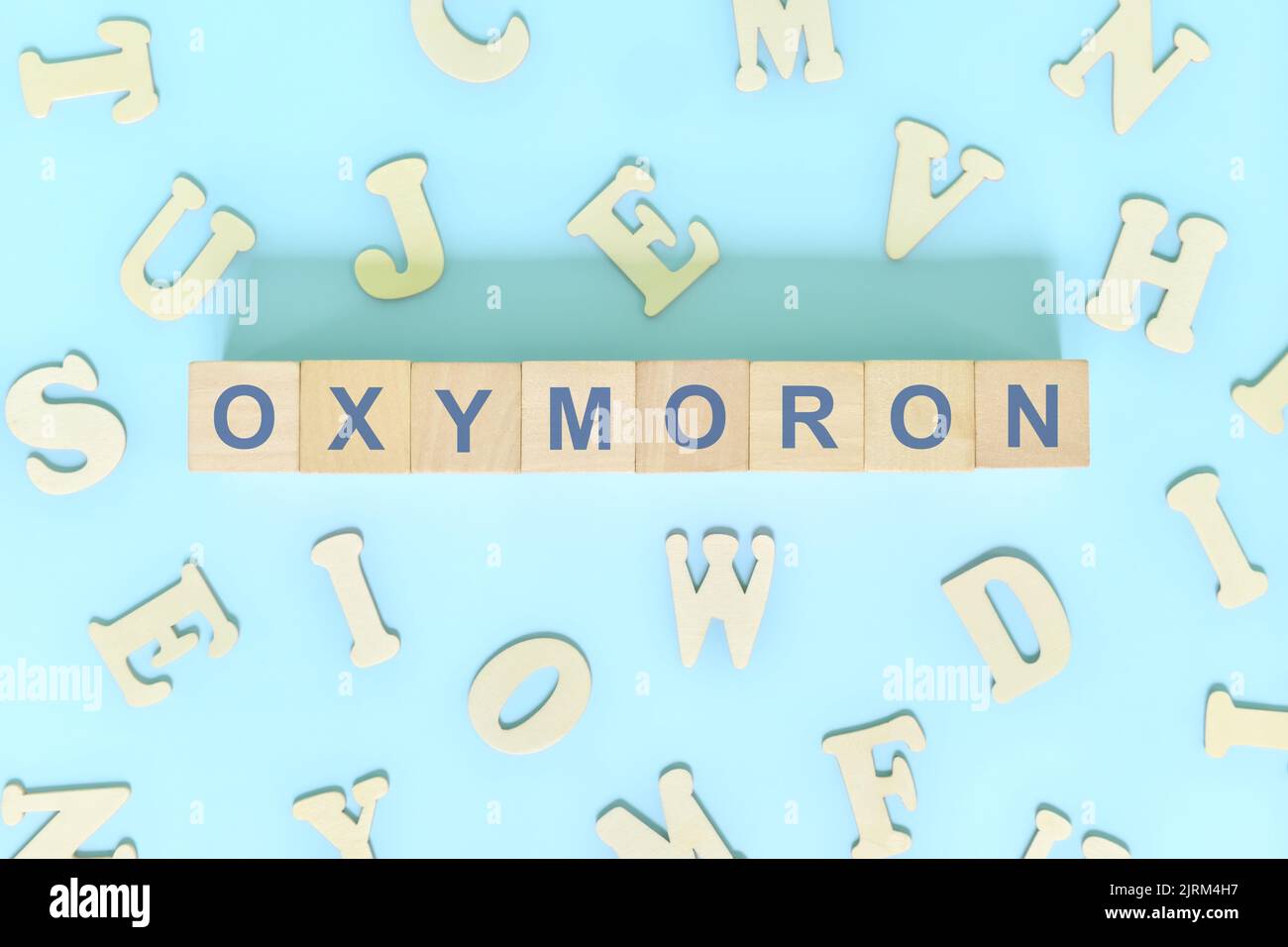 Oxymoron figure of speech concept in English grammar class lesson ...